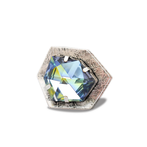 Hexagon Crystal Ring